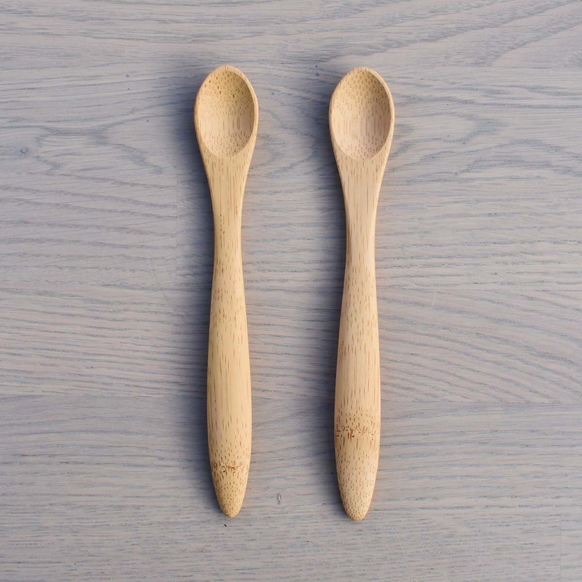 Bambu Bamboo Baby Feeding Spoons - 2 Pack (6M+)