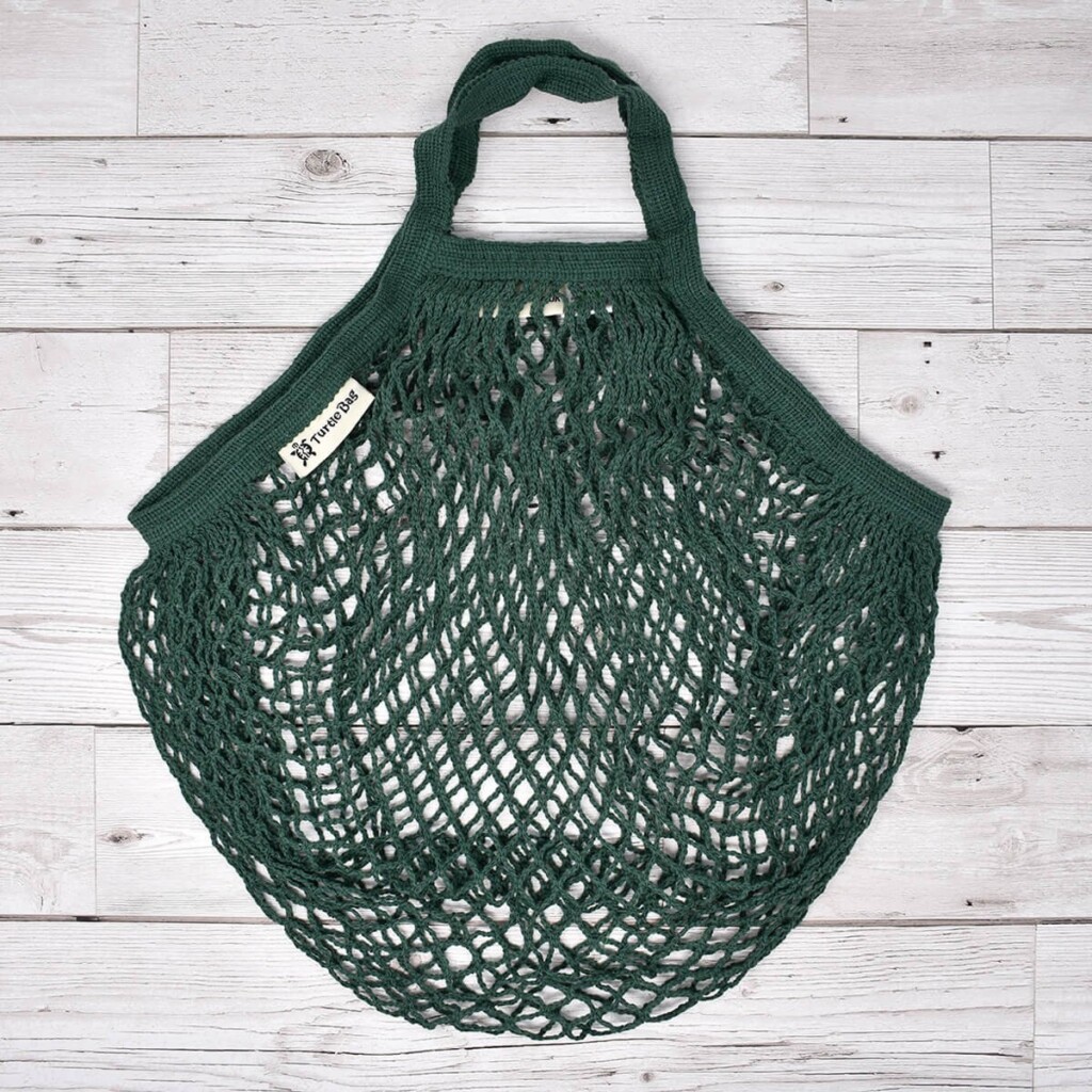 Turtle Bags Short Handle Organic Cotton String Bag