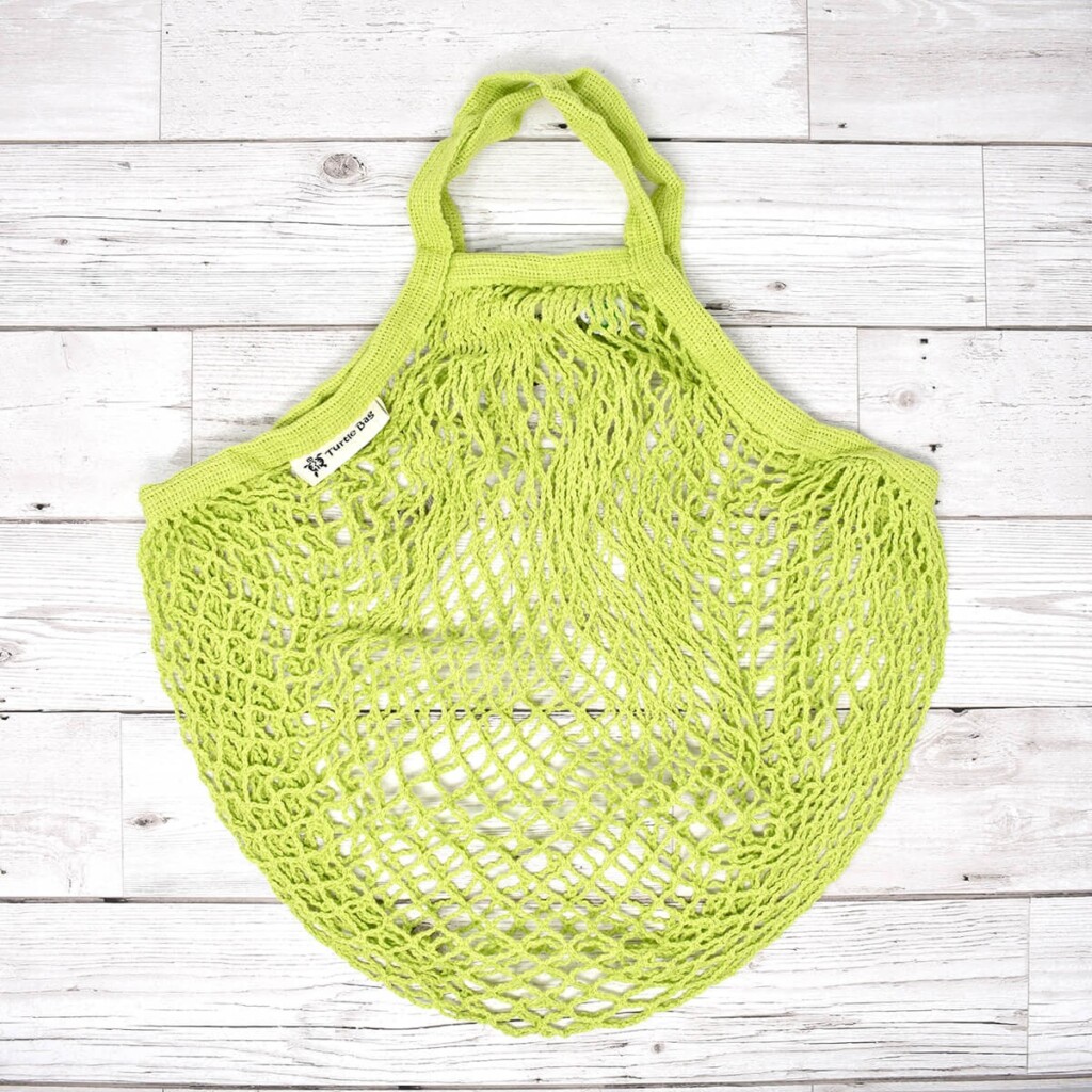 Turtle Bags Short Handle Organic Cotton String Bag
