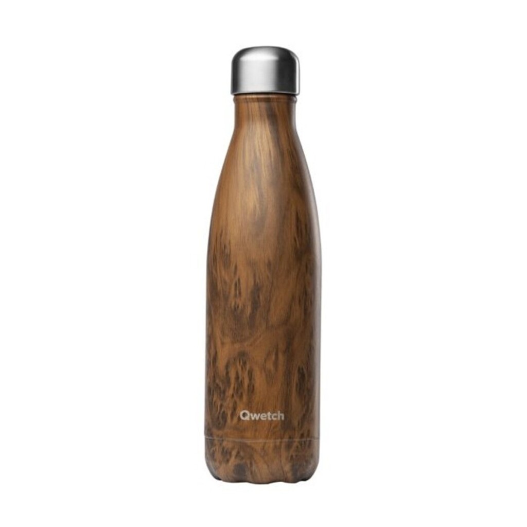 Qwetch Wood Stainless Steel Bottle - 500ml