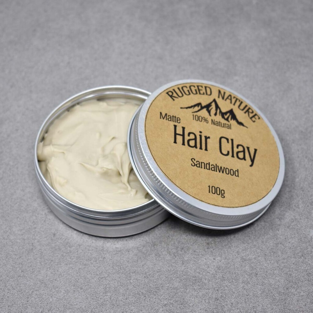 Natural Vegan Hair Clay - Sandalwood - Peace With The Wild