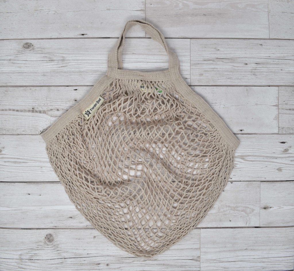 Turtle Bags Short Handle Organic Cotton String Bag