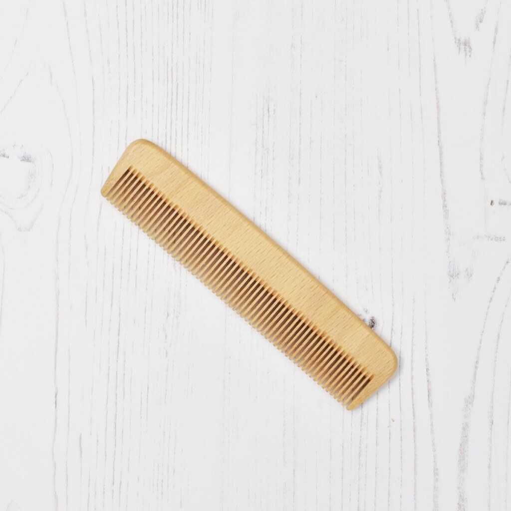 Eco Living Wooden Baby Comb - Gentle & Biodegradable