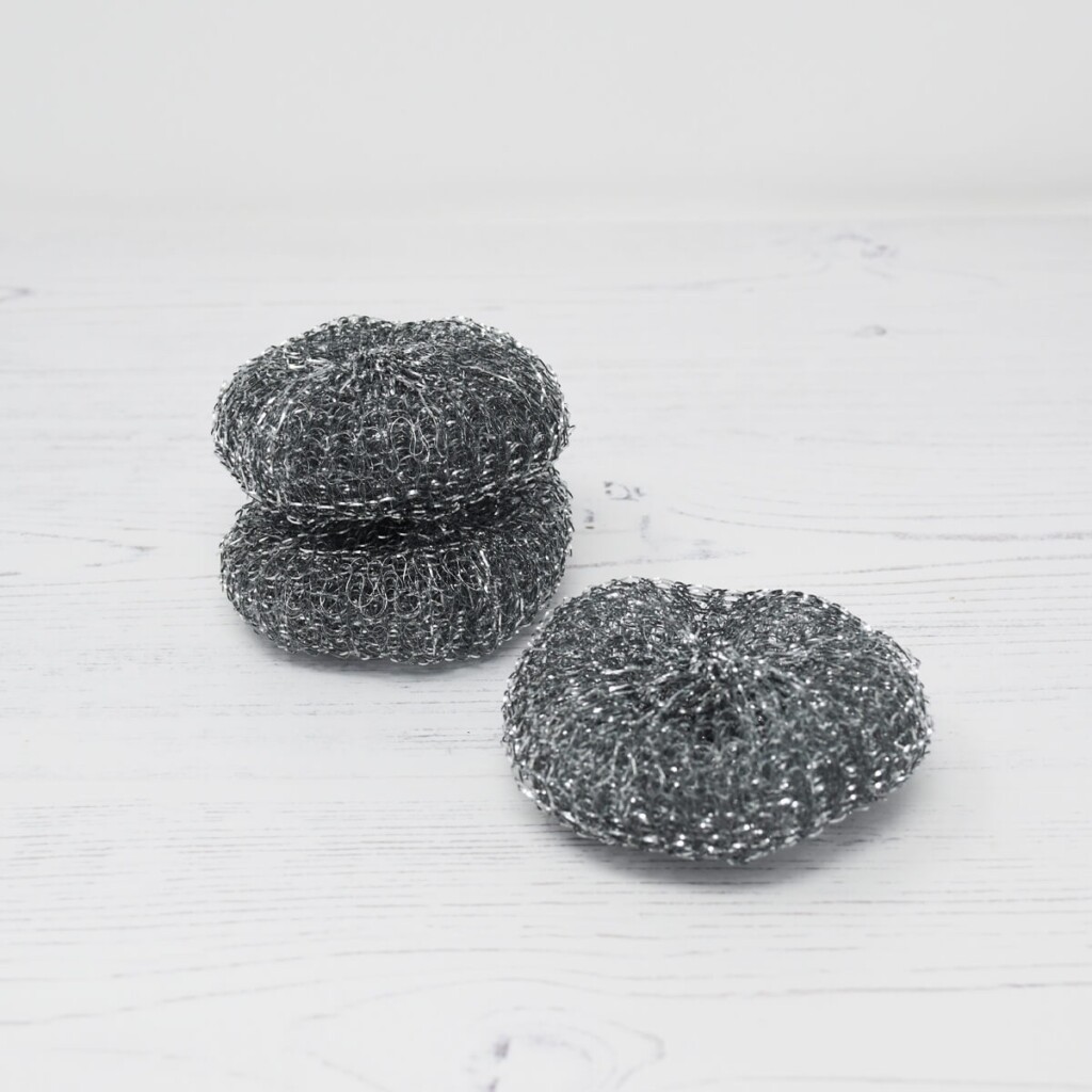 Eco Living Steel Scourers - 3 Pack - Heavy Duty & Plastic Free