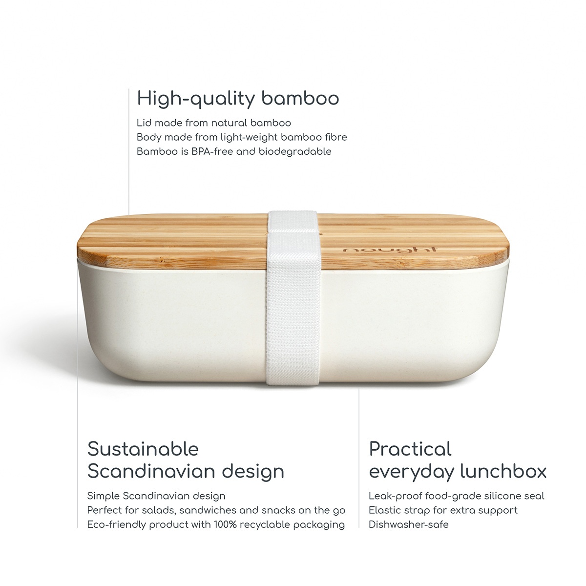 Bamboo Lid Lunchbox - Peace With The Wild