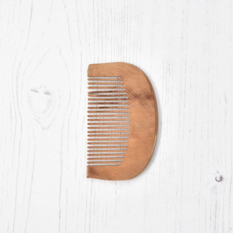 Wooden Curved Comb - Small - Peace With The Wild