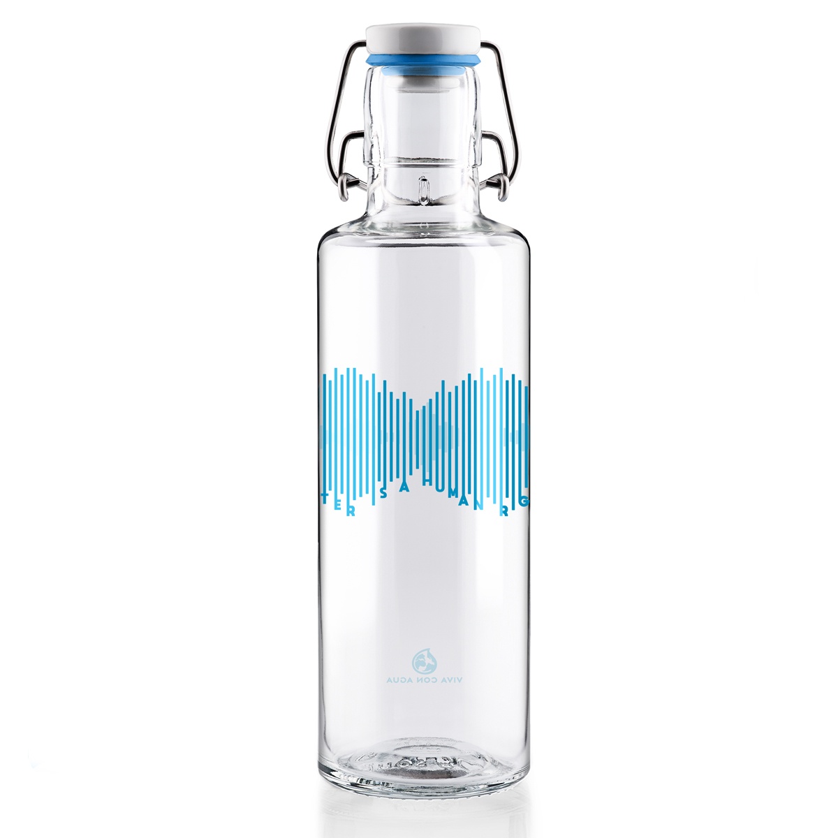 Soul Bottle Water is a Human Right Glass Water Bottle - 600ml