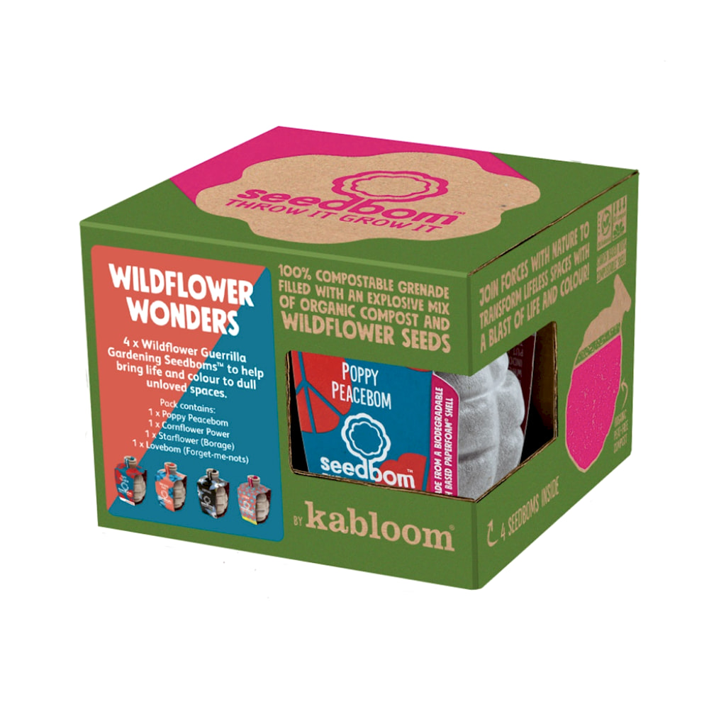 Wildflower Wonders Seed Bombs Gift Box - Peace With The Wild