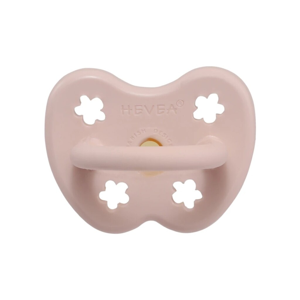 Hevea Natural Rubber Pacifier - Powder Pink