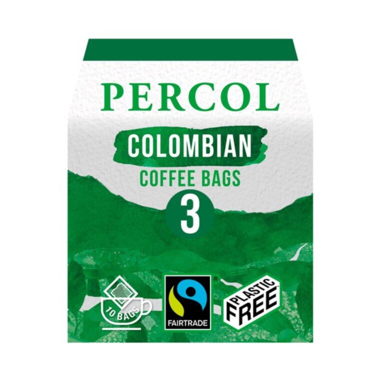 Percol Fairtrade Smooth Colombian Coffee Bags - Peace With The Wild