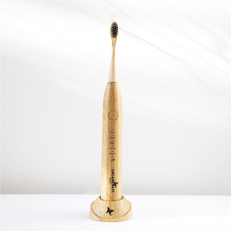 Organically Epic Sonic Wave Electric Bamboo Toothbrush