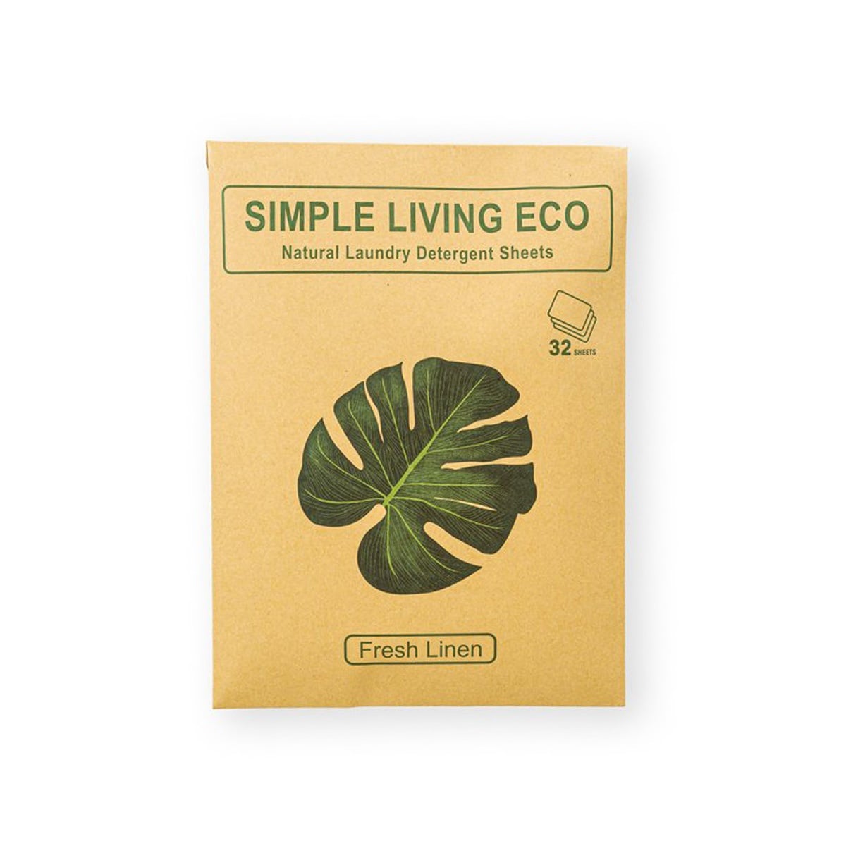 Simple Living Eco Natural Laundry Detergent Sheets - Fresh Linen