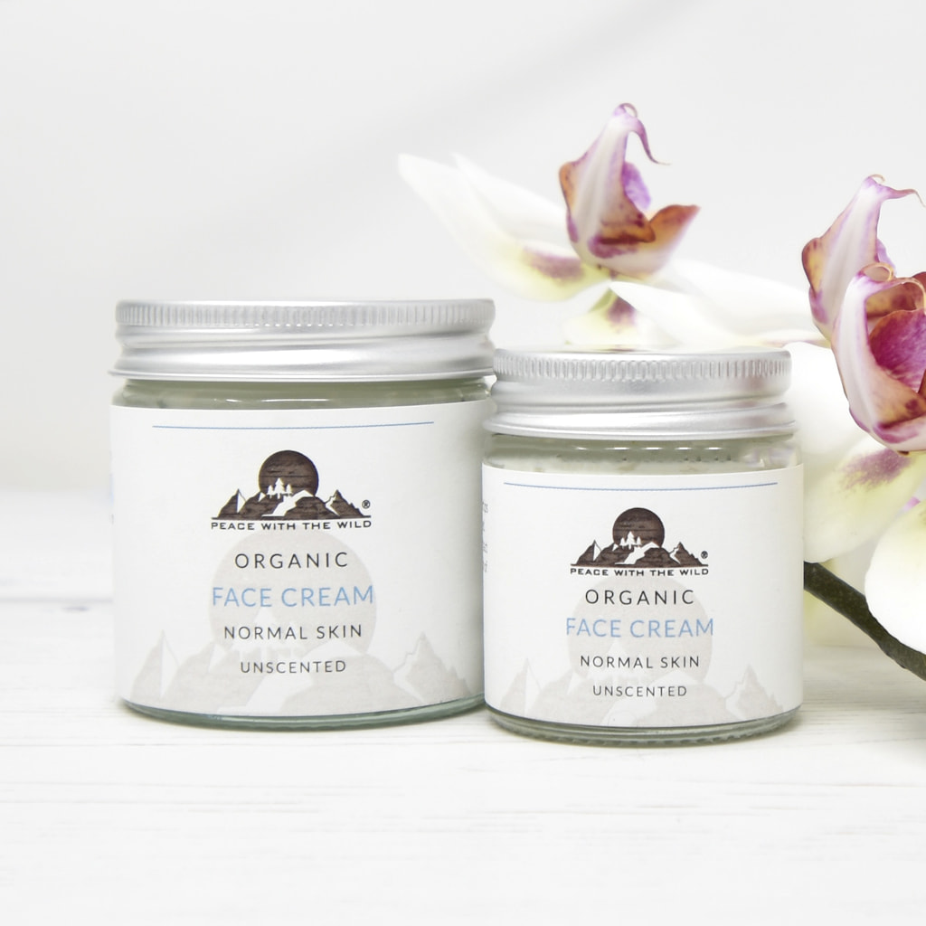 Organic Face Cream Normal Skin - Unscented - Peace With The Wild