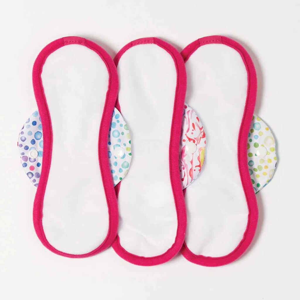 Bloom & Nora Reusable Sanitary Pads Noras - 3 Pack
