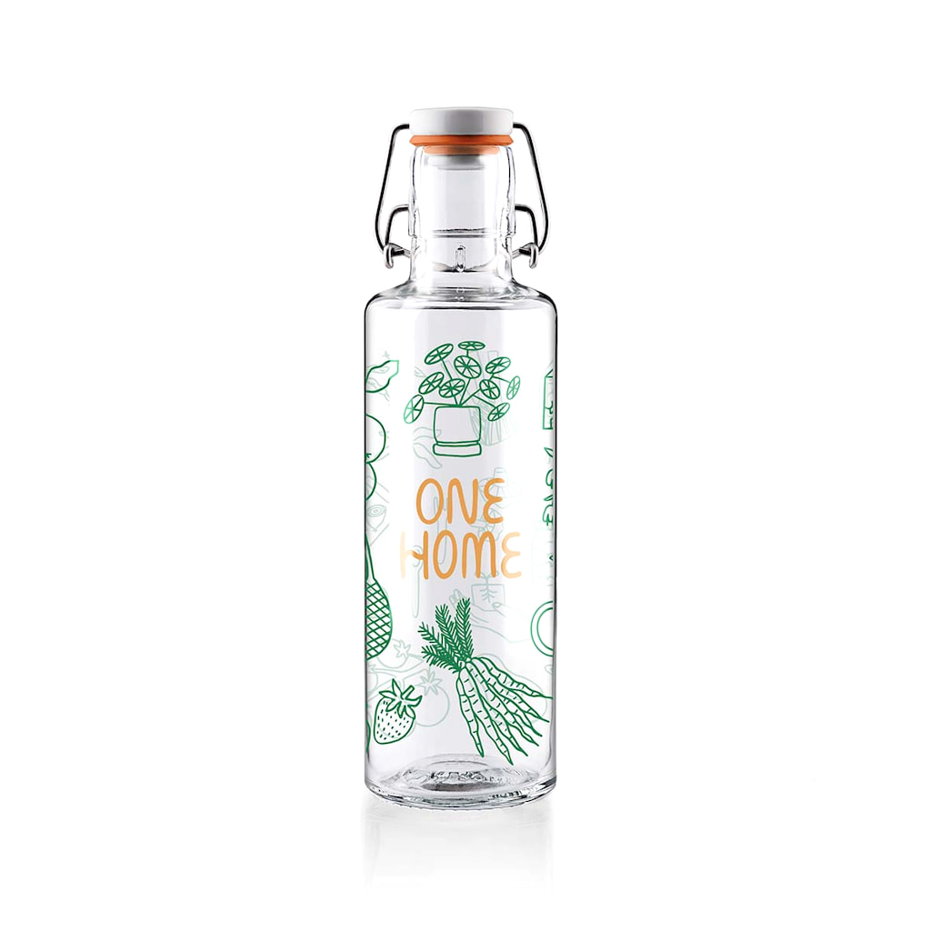Soul Bottle 'One Home' Glass Water Bottle - 600ml