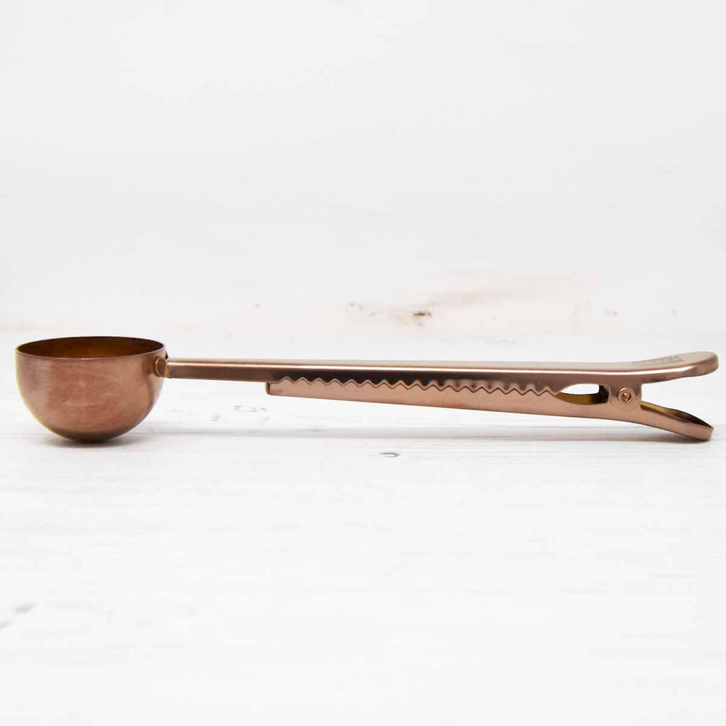 Rose Gold Coffee Scoop Clip - Peace With The Wild