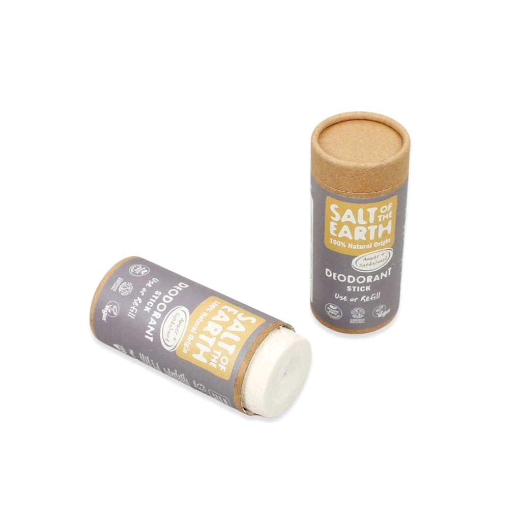 Amber & Sandalwood Natural Deodorant - Use Or Refill -75g - Peace With ...