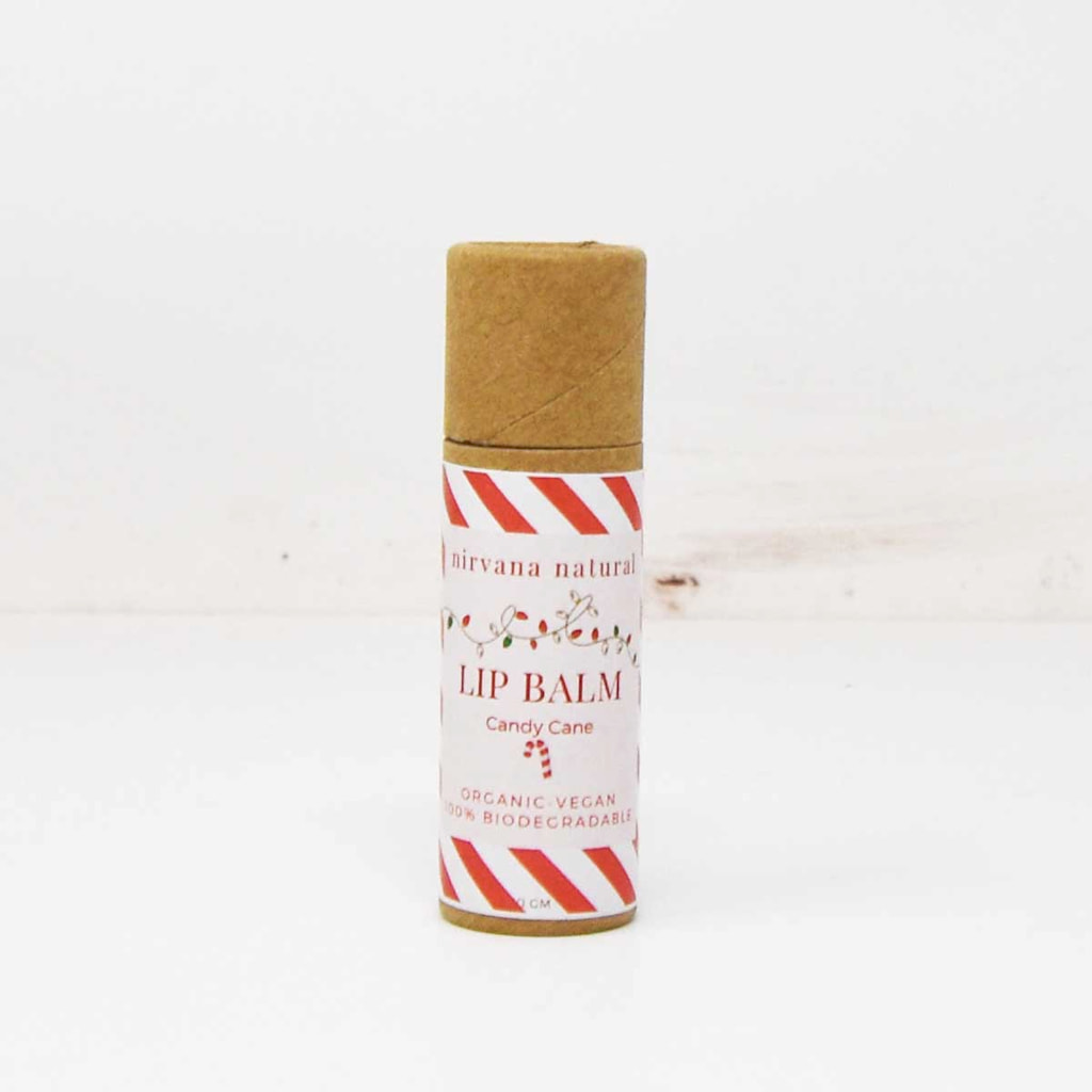 Organic Candy Cane Lip Balm - 10g - Peace With The Wild