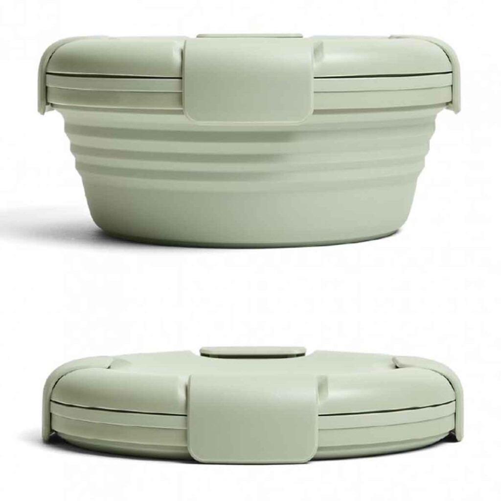 1.1L Collapsible Bowl - Sage Green - Peace With The Wild