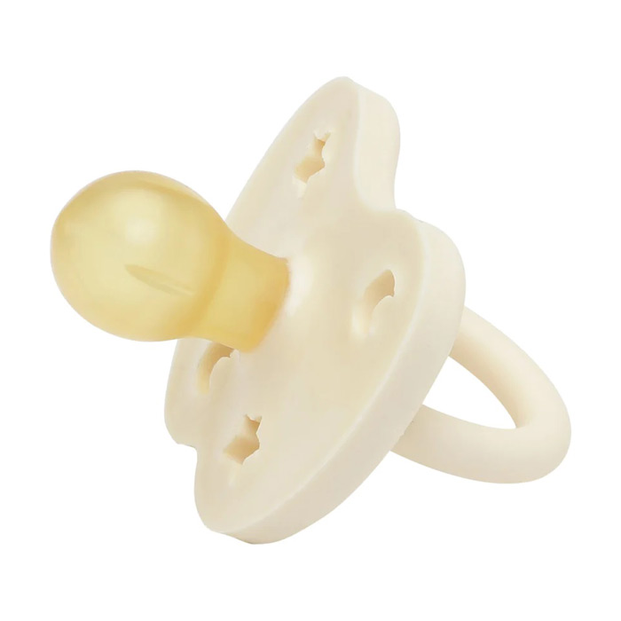 Milky White Pacifier - Round Teat 3-36m - Peace With The Wild