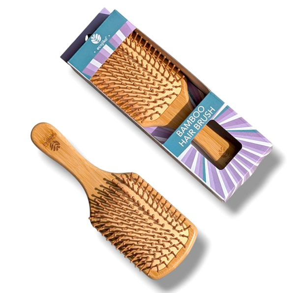 Bamboo Paddle Hair Brush - Peace With The Wild