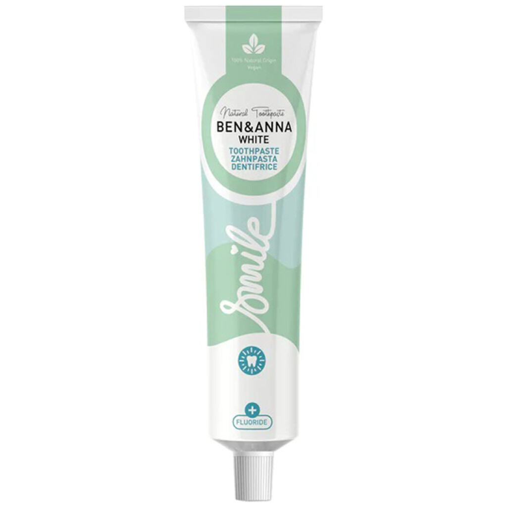 Toothpaste Tube - White 75ml - Peace With The Wild