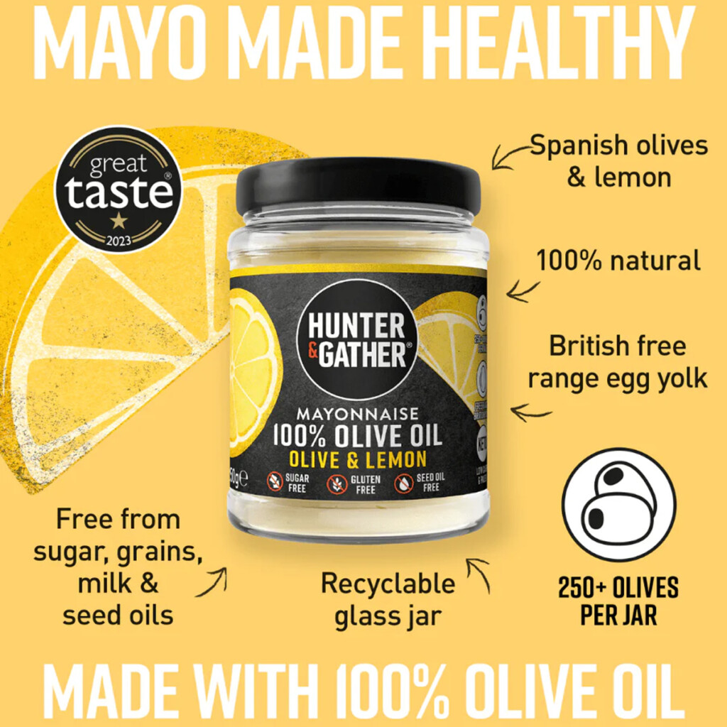 Olive Oil & Lemon Mayonnaise - 250g - Peace With The Wild