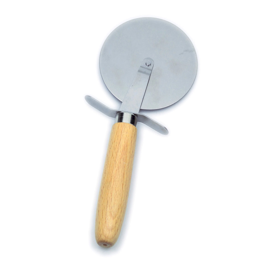 Eco Living Wooden Pizza Cutter | Sustainable Beechwood