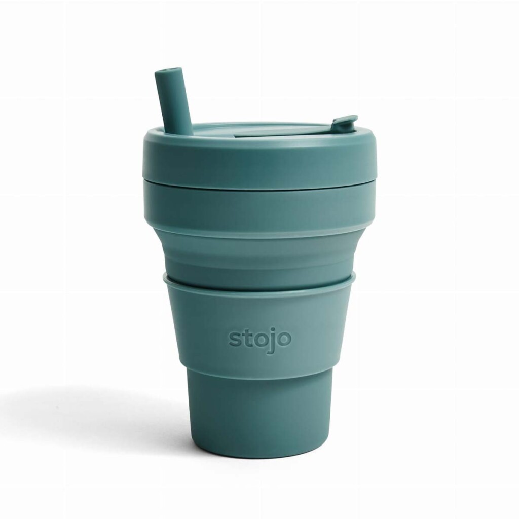 Biggie Collapsible Pocket Cup 470ml – Eucalyptus - Peace With The Wild