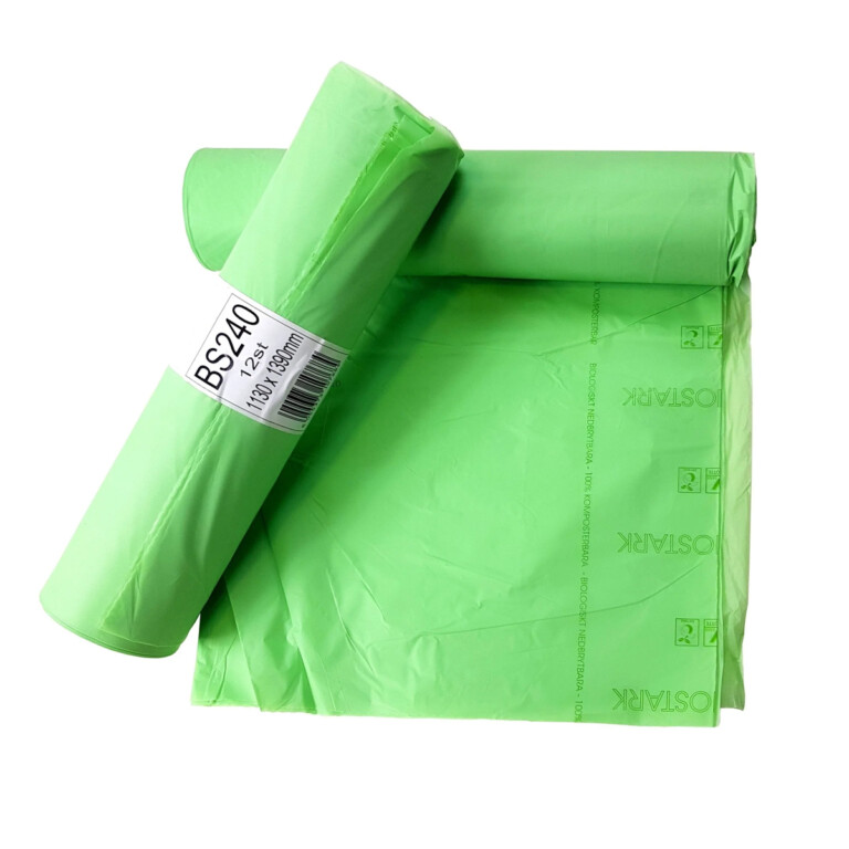 240 Litre Compostable Wheelie Bin Liners - 3 Pack - Peace With The Wild