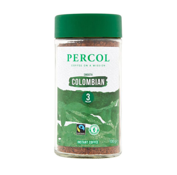 Percol Colombian Instant Coffee - 100g - Peace With The Wild