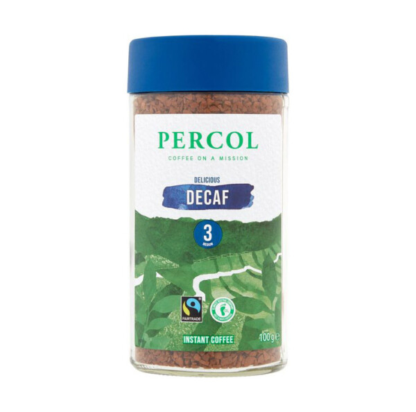 Percol Decaf Instant Coffee - 100g - Peace With The Wild
