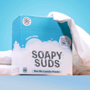 Soapy Suds Non-Bio Laundry Powder - Fresh Linen - Peace With The Wild