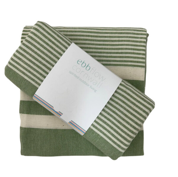 Olive Turkish Towel - Quick Dry Chappie - Peace With The Wild